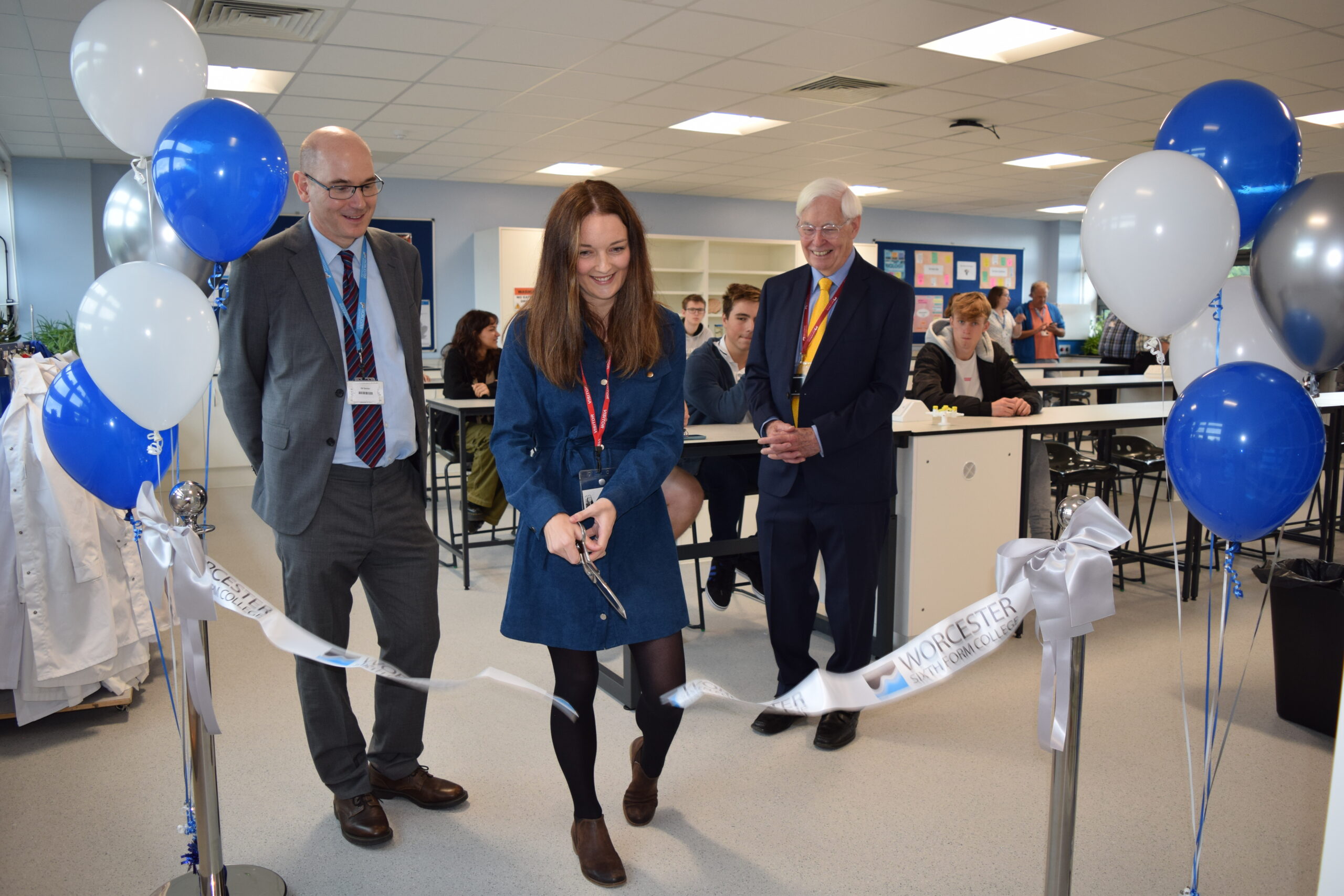 Science project officially opens at Worcester Sixth Form College ...